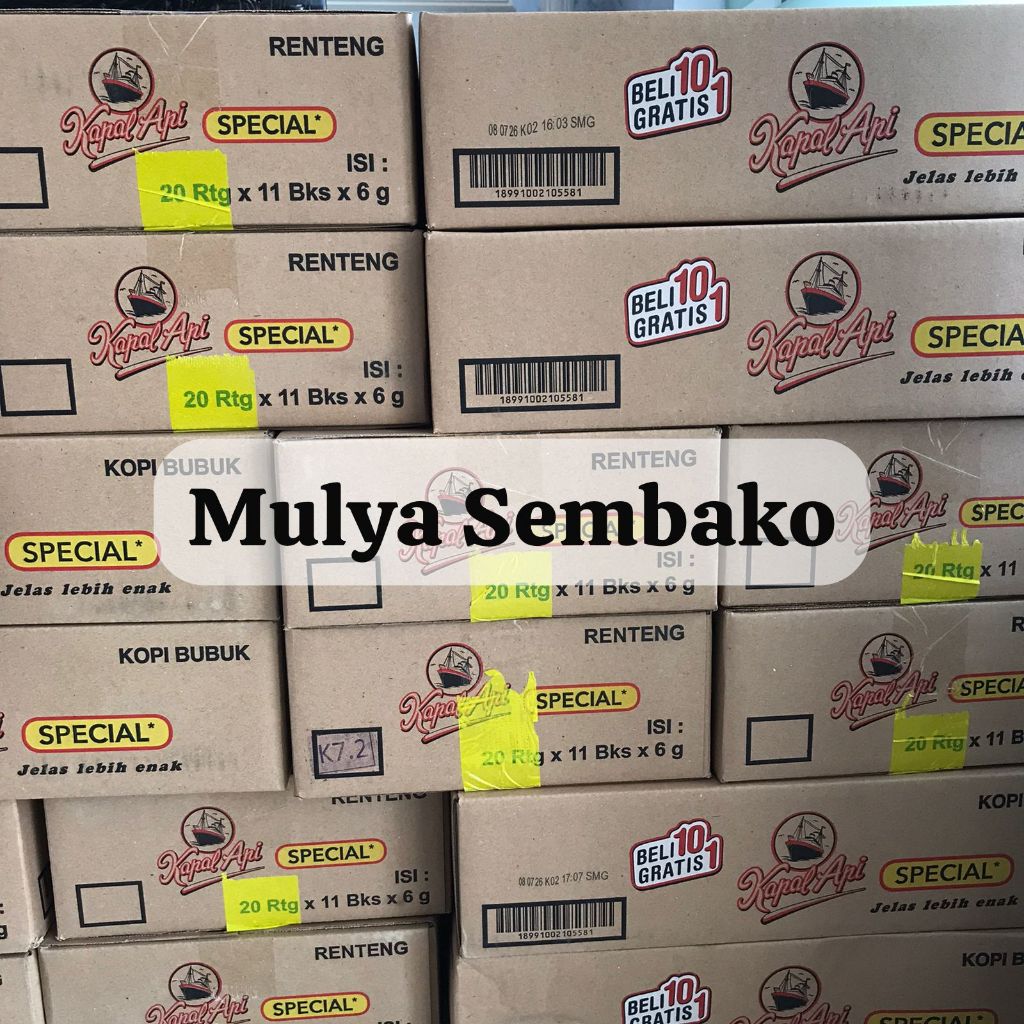 Jual KOPI KAPAL API MINI 6 GRAM 1 DUS ISI 20 RENTENG TANPA GULA ...