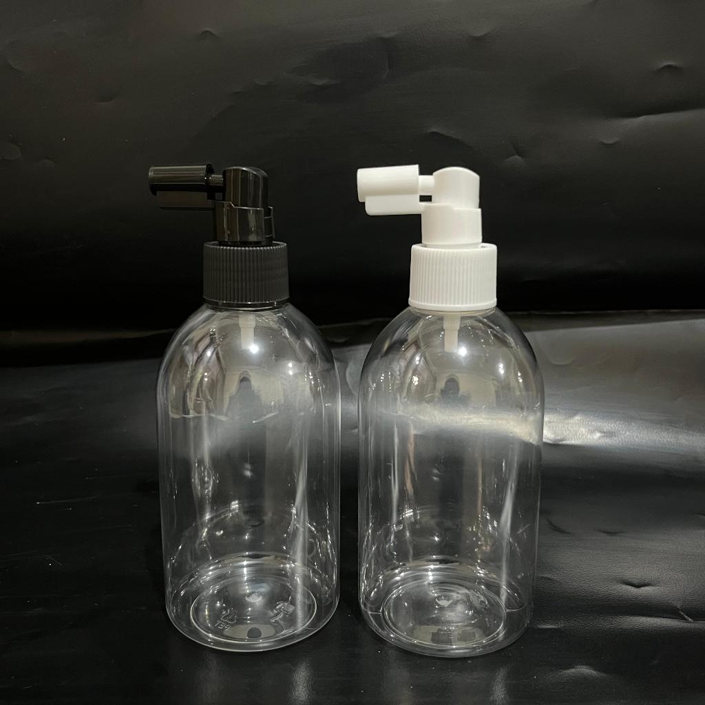 Jual Botol Spray Nozzle 250ml Oval / Botol Oval 250ml CLear Nasal Spray ...