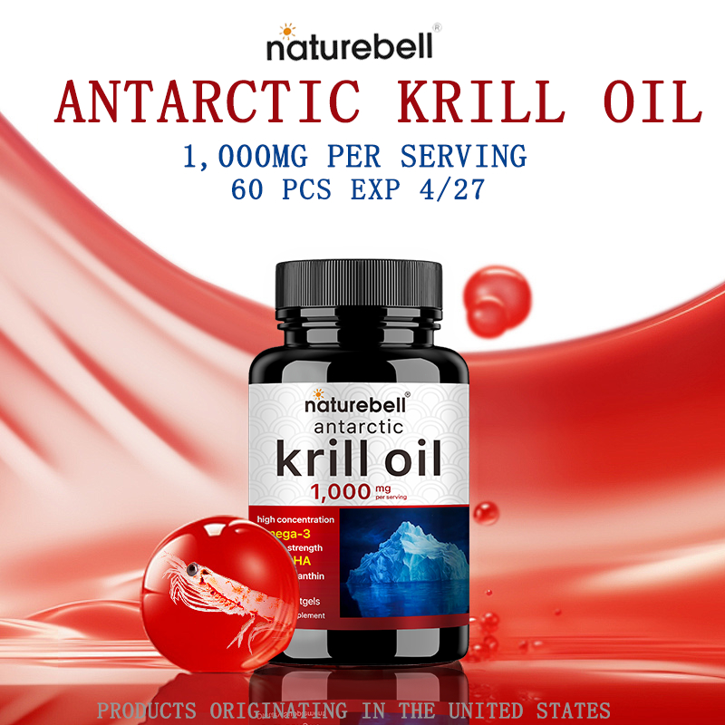 Jual NATUREBELL Minyak Krill Antartika 1000mg - Omega-3 Konsentrasi ...