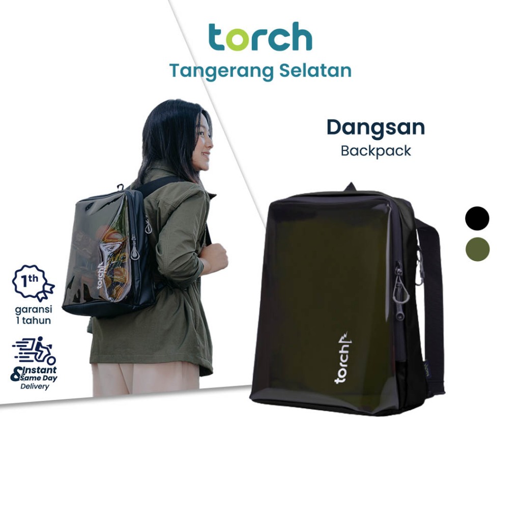 Jual TORCH Dangsan Tas Ransel Kerja Travelling Laptop Pria Wanita Tahan ...