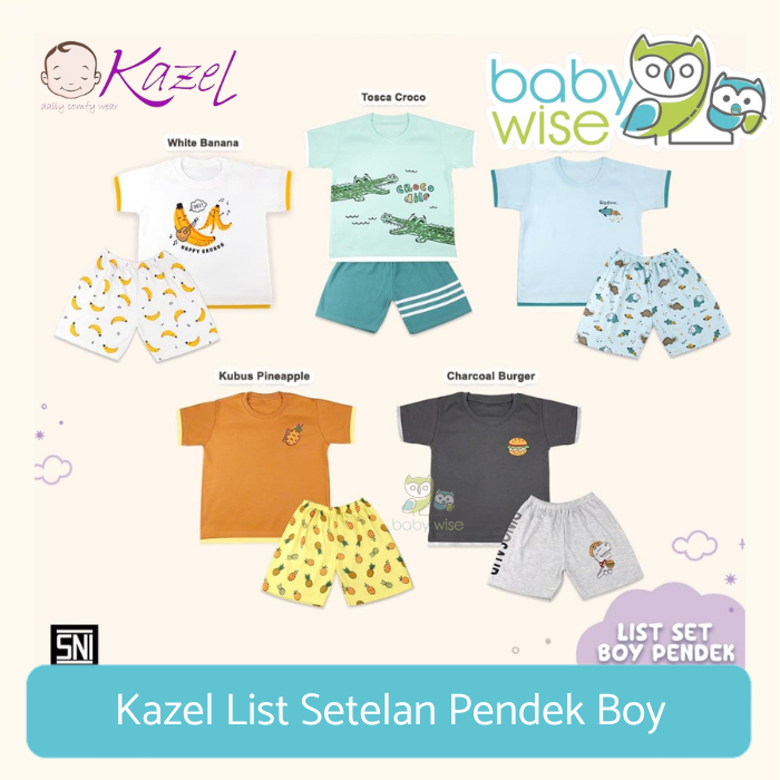 Jual Kazel List Setelan Pendek Boy - Setelan Anak Laki-Laki | Shopee Indonesia