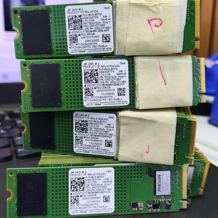 Jual SSD 256GB M.2 NVMe 2230 2242 2280 Gen3 Gen4 Merk RANDOM Health ...