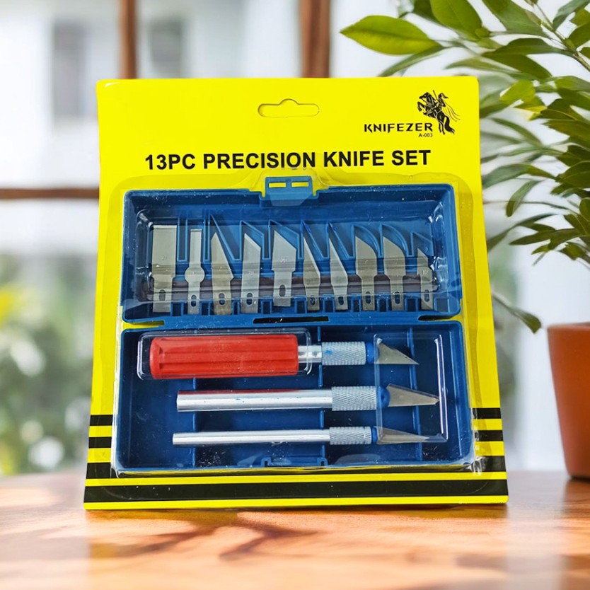 Jual Set Pisau Ukir Seni 13in1 / Pisau Ukir Kayu 3 Gagang / Crafting ...