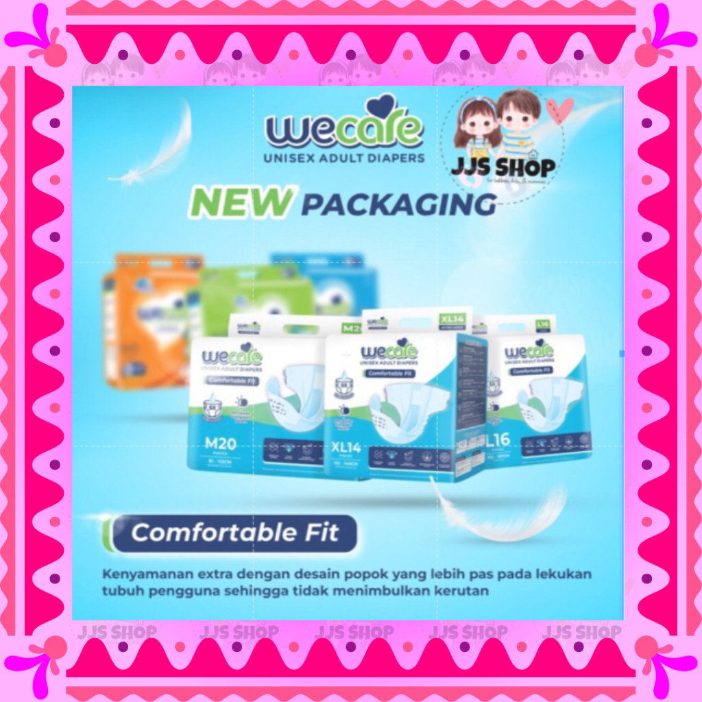 Jual WECARE ADULT DIAPERS TAPE POPOK PEREKAT DEWASA M20 L16 XL14 M10 L8 XL8 | Shopee Indonesia