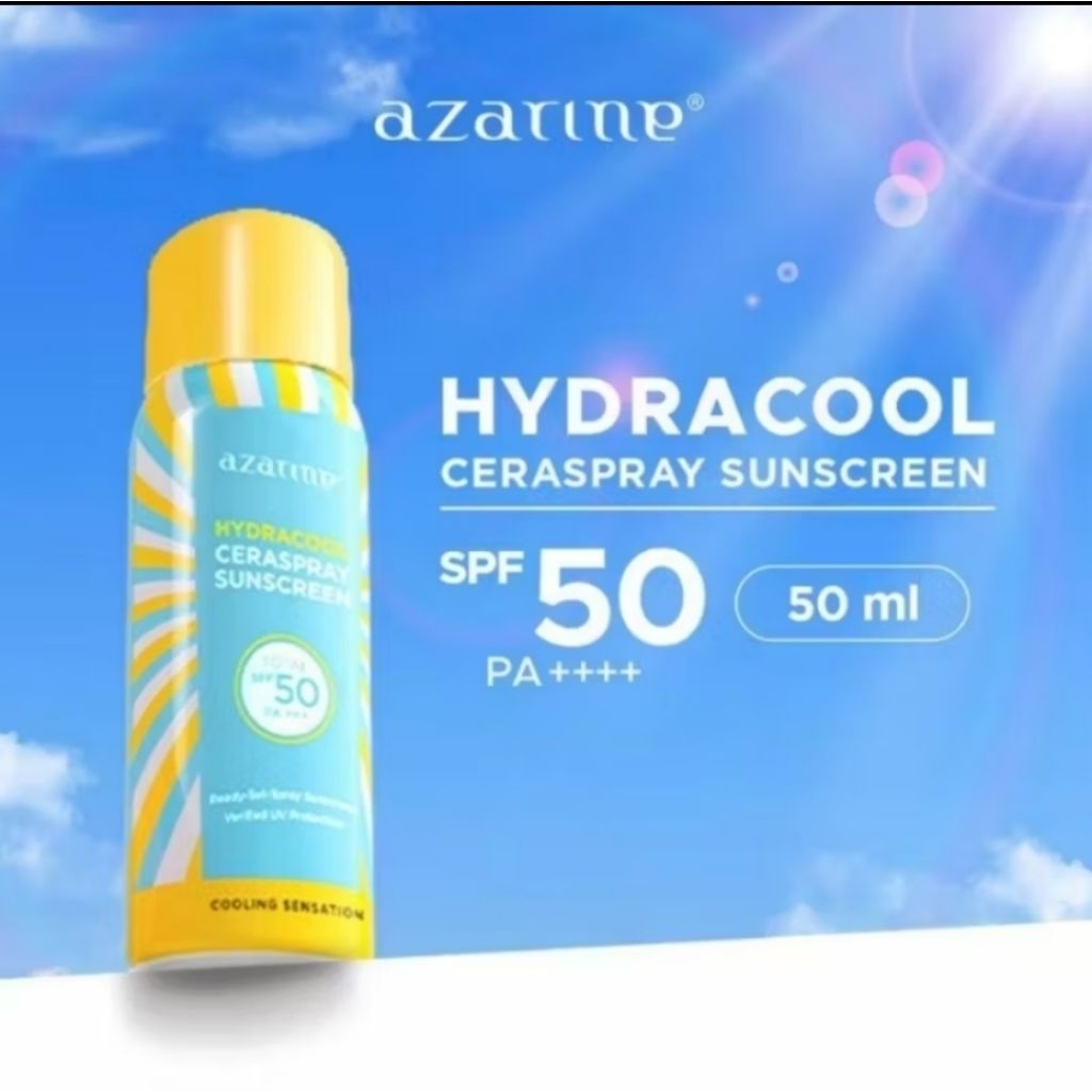 Jual Azarine Ceraspray Sunscreen Spray ORIGINAL SPF 50 PA+++ 50ml ...