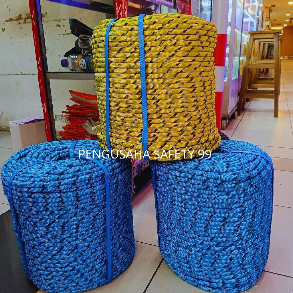 Jual Tali Karmantel Statis 10.5 MM X 200 M / Safety Rope Murah Warna ...