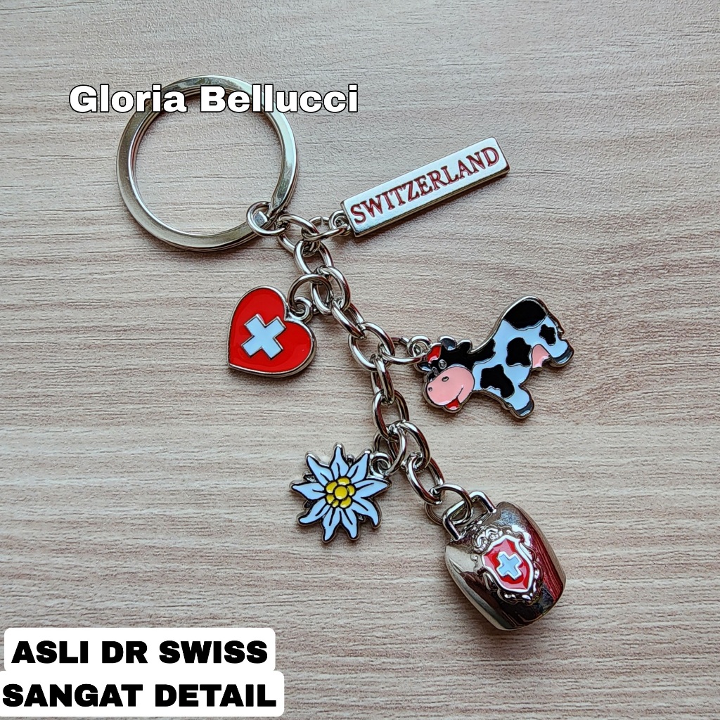 Jual gantungan kunci swiss zurich souvenir keychain oleh oleh ...