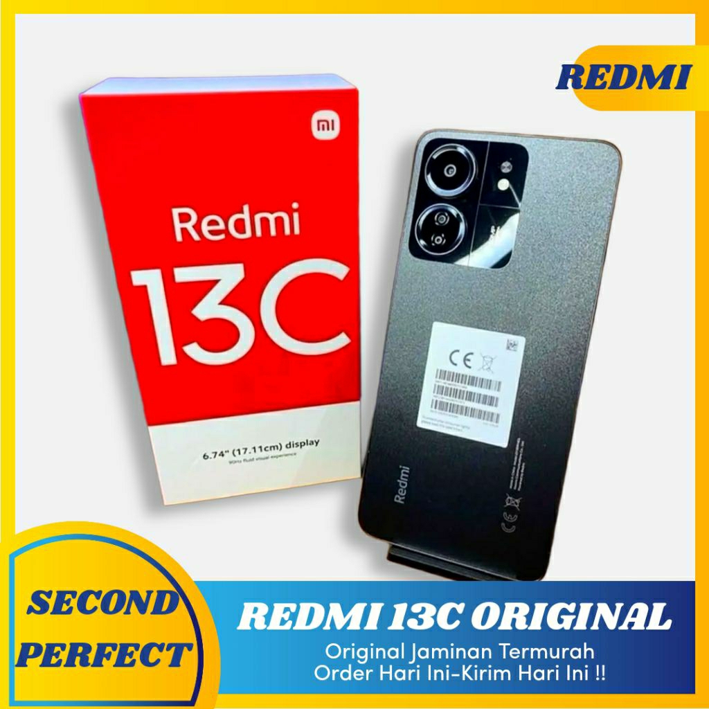 Jual Redmi 13C 6/128GB Batang Second Hp Murah Original | Shopee Indonesia