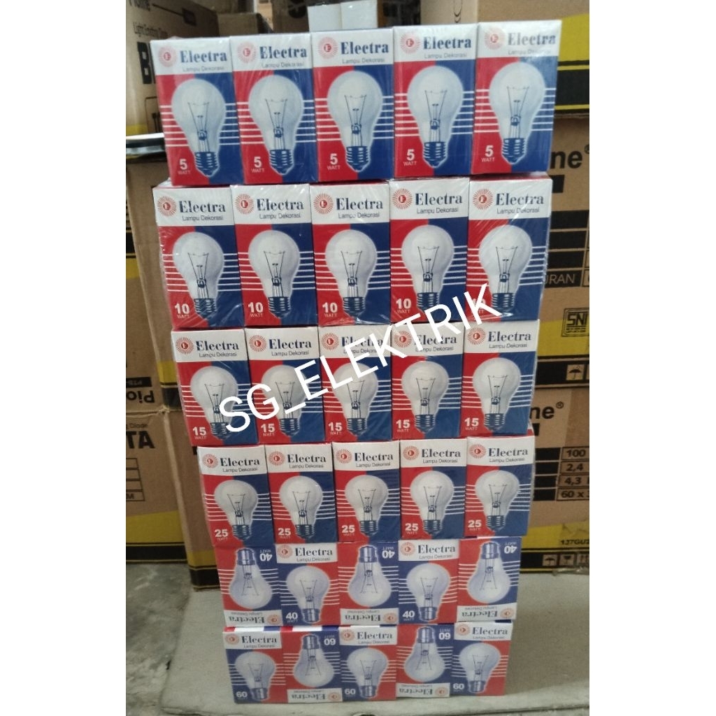 Jual lampu pijar electra(50pcs) | Shopee Indonesia