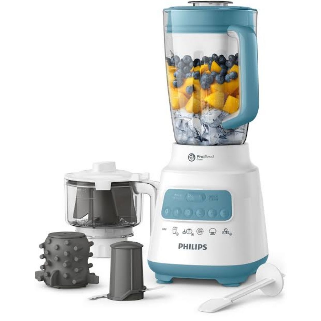 Jual PHILIPS BLENDER HR2223 HR 2223 LENGKAP CHOPPER SAMBAL MAKER GARLIC ...