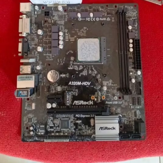 Jual Motherboard AsRock A320M HDV | Shopee Indonesia