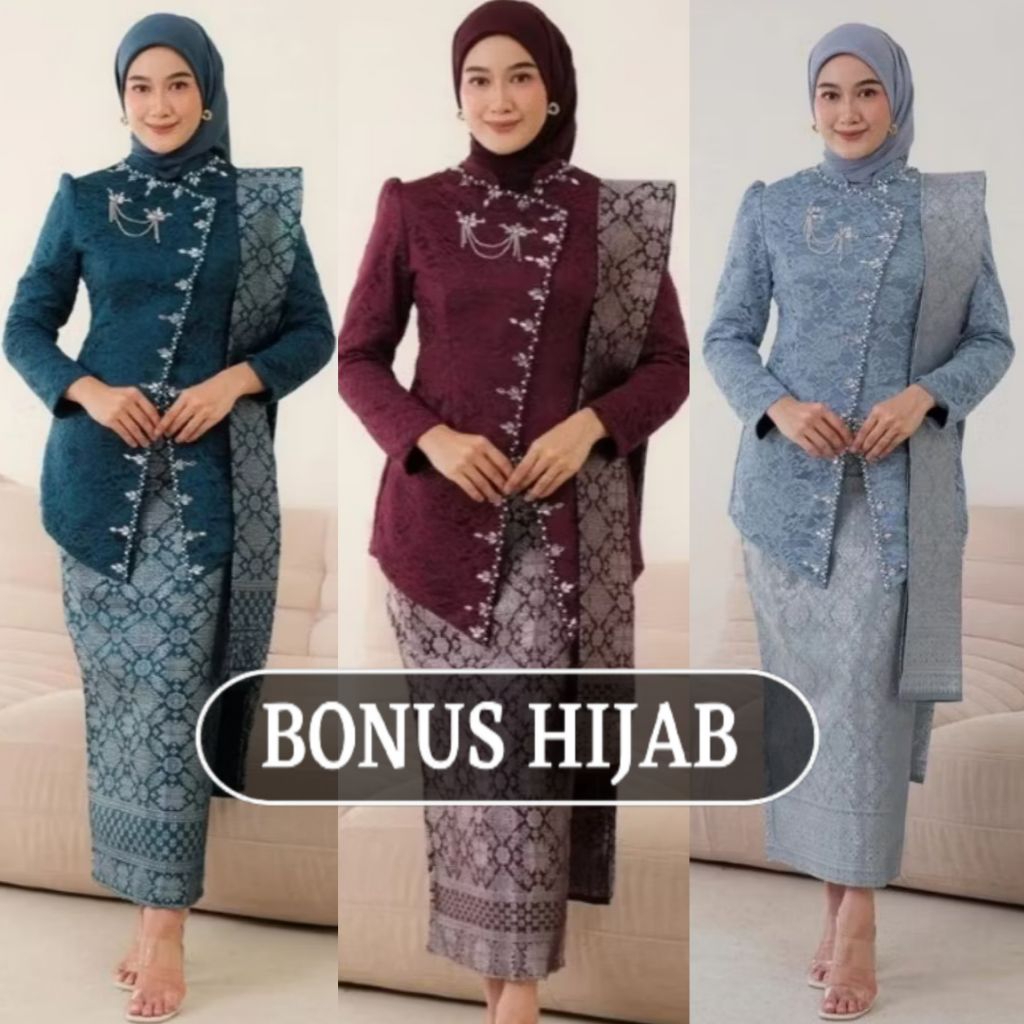 Jual Kebaya janggan jumbo ld 120, kebaya janggan one set, kebaya ...