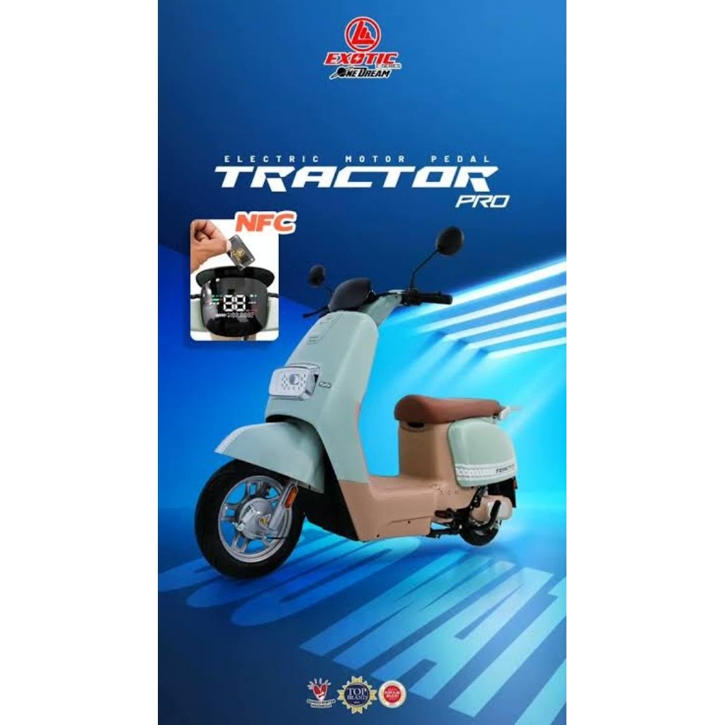 Jual E-BIKE / Sepeda listrik Merk Exotic TRACTOR PRO / Veloce V7 ...