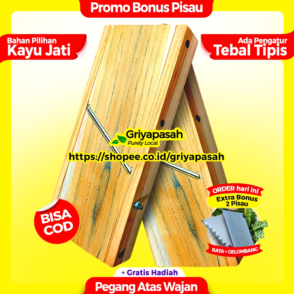 Jual Pasrah Pengiris Keripik Pisang Iris Langsung Wajan Digoreng ...