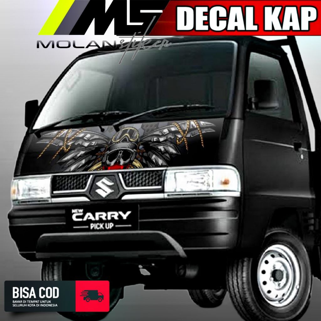 Jual Decal Sticker Striping Variasi Kabin Depan Suzuki Carry Futura ...