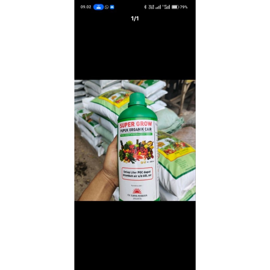Jual pupuk cair super grow | Shopee Indonesia