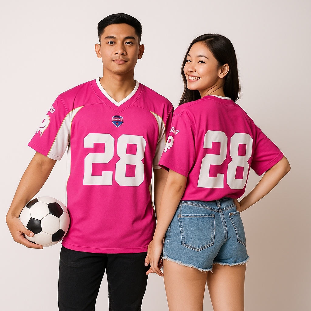 Jual JERSEY RUGBY SMILE ,COSTUM NAMA DAN NOMOR PUNGGUNG, BAHAN MILANO ...