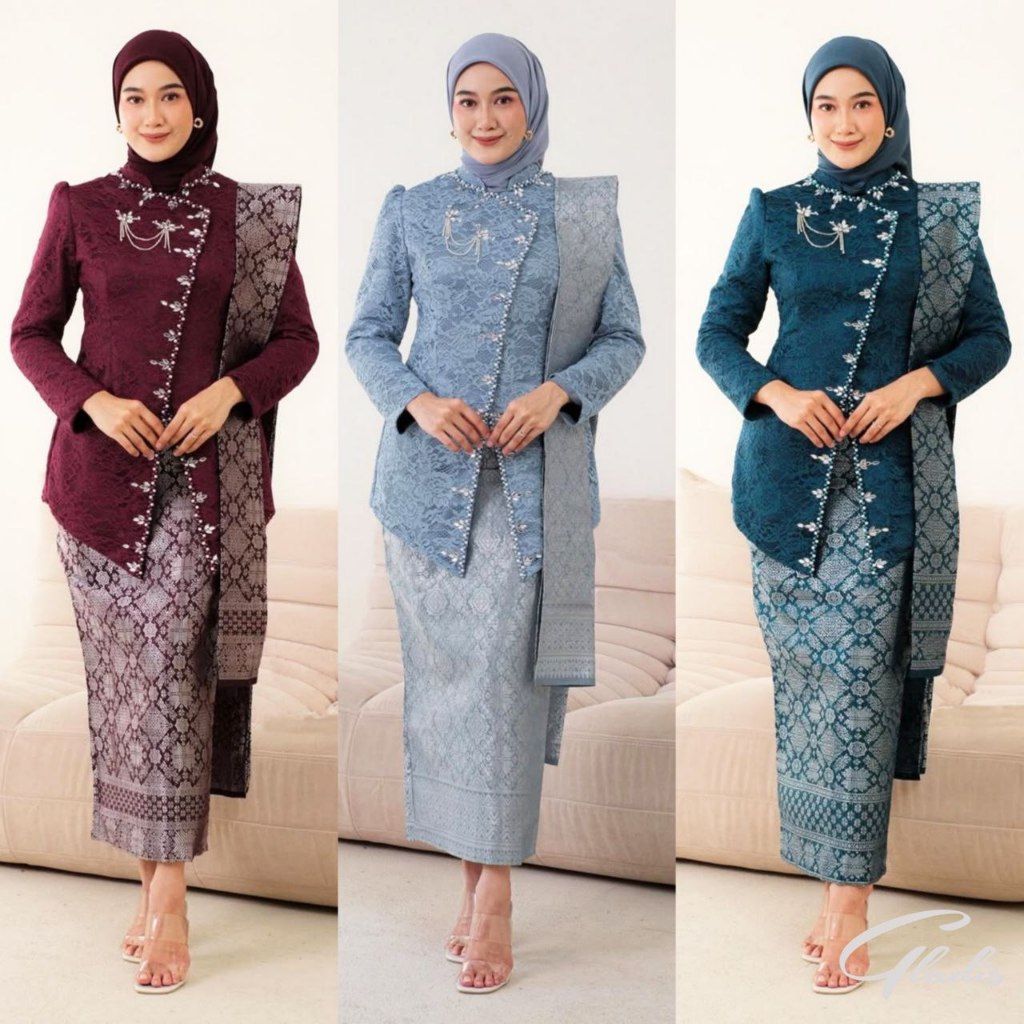 Jual Set Kebaya Janggan Modern Kartini Wisuda Lamaran Tunangan ...
