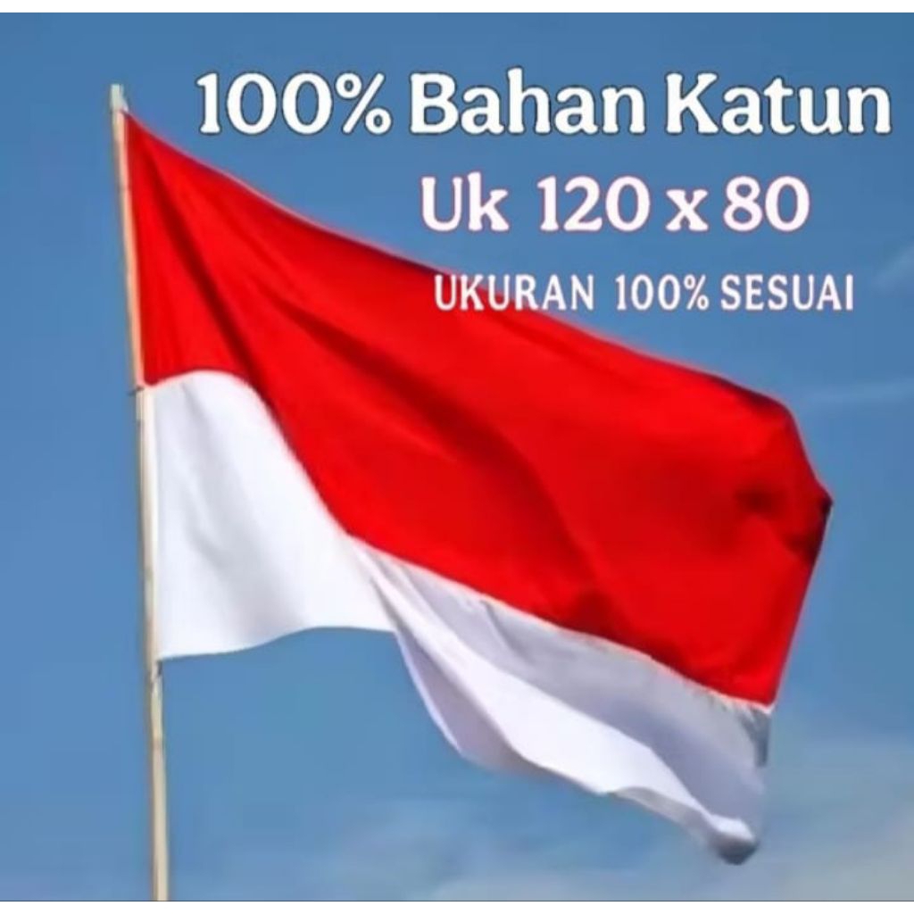 Jual bendera merah putih umbul umbul merah putih 80x120 | Shopee Indonesia