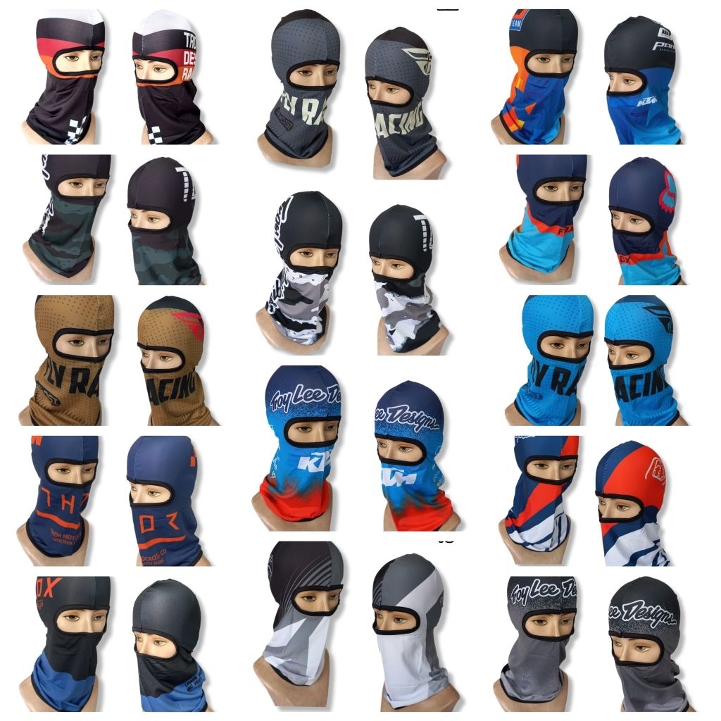 Jual PCBL5 Balaclava Masker Ninja PC Printing Topeng topi Lapis Helm ...