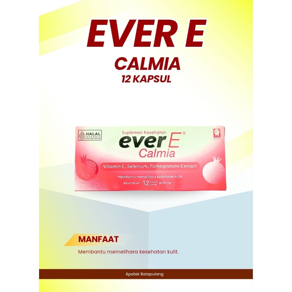 Jual EVER E Calmia @12 kapsul | perbox | Shopee Indonesia