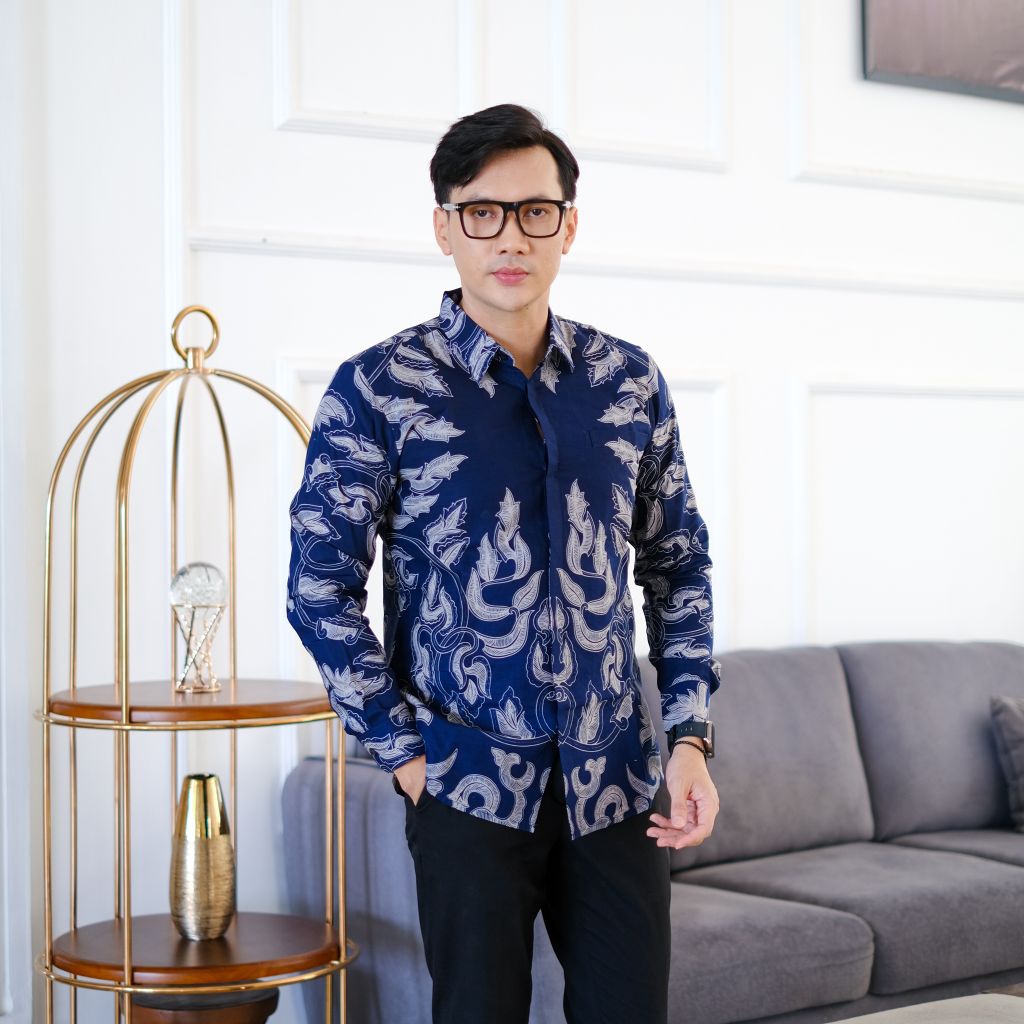 Jual BATIK BOLO DEWO Motif Prabowo Hem Atasan Kemeja Baju Batik Pria ...