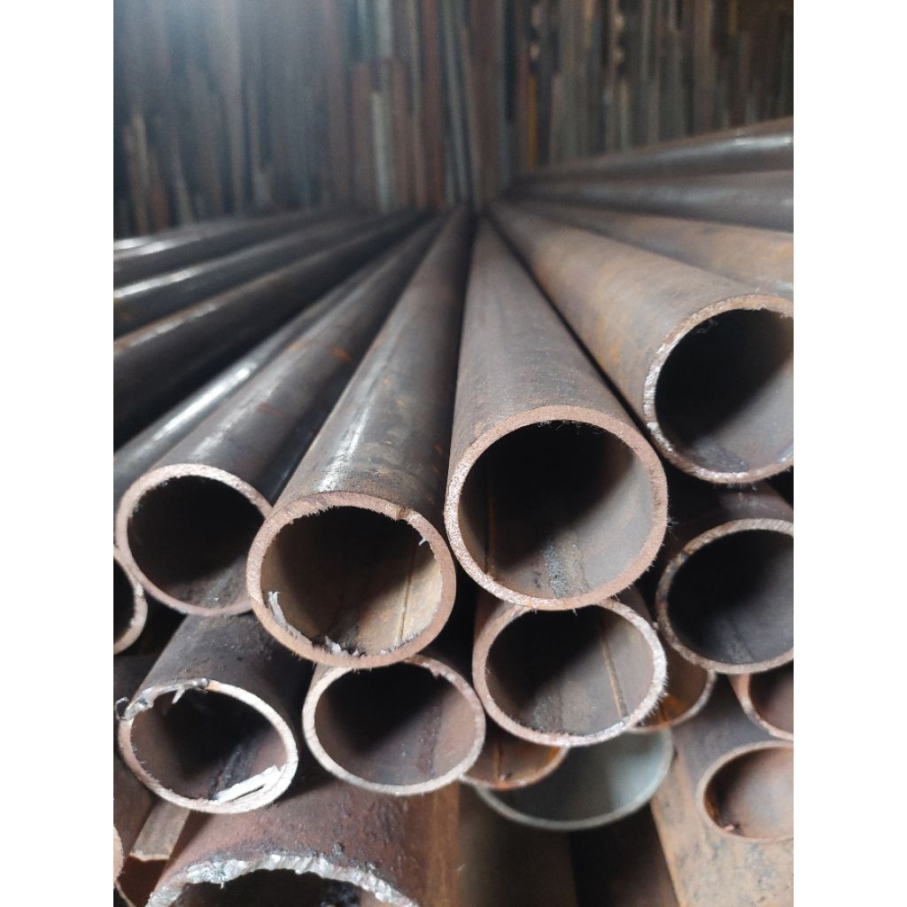 Jual Pipa Besi 2 inch Tebal 3,5mm OD 60mm ID 53mm Harga per 10cm ...