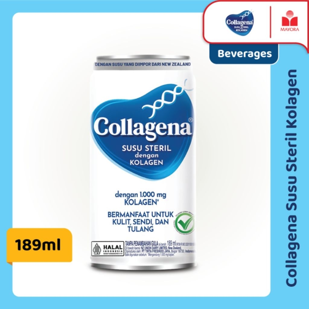 Jual Susu Steril Collagena Susu kolagen awet muda isi 12 x 189ml | Shopee Indonesia