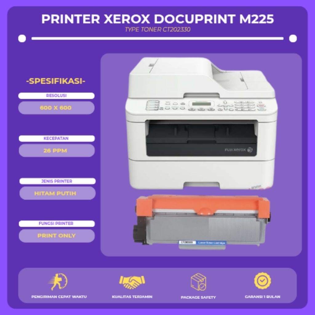 Jual Fuji Xerox M225z scan copy A4 ADF | Shopee Indonesia