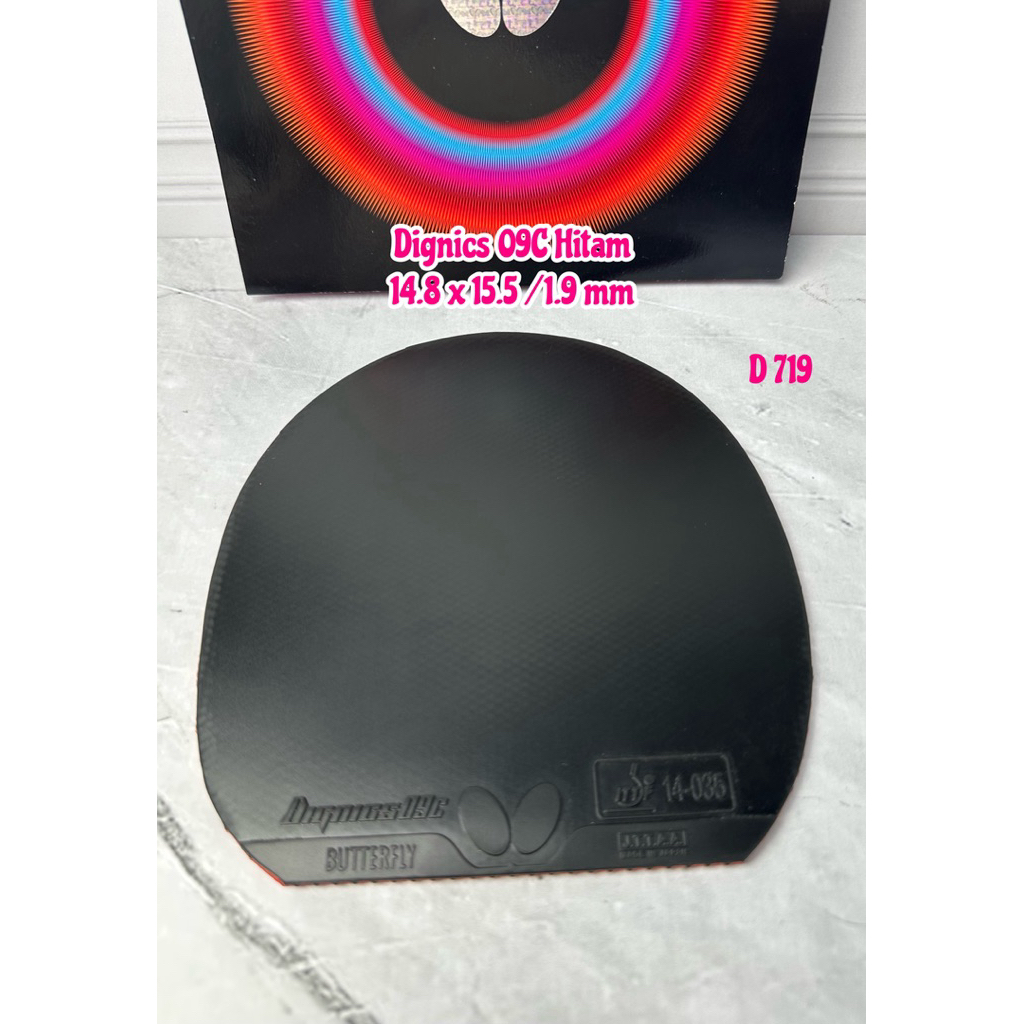 Jual Second Karet bet bat tenis meja butterfly Dignics 09C Hitam original market japan | Shopee ...