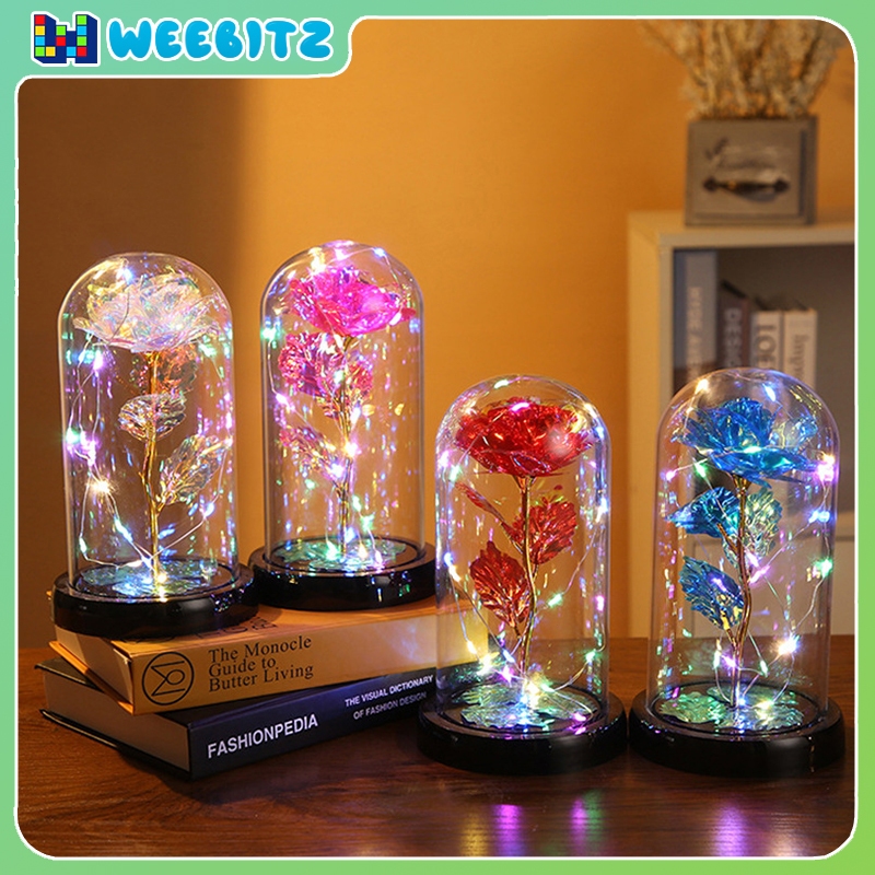 Jual Weebitz Lampu Kamar Tidur Lampu Led Mawar Gift Box Bunga Mawar ...