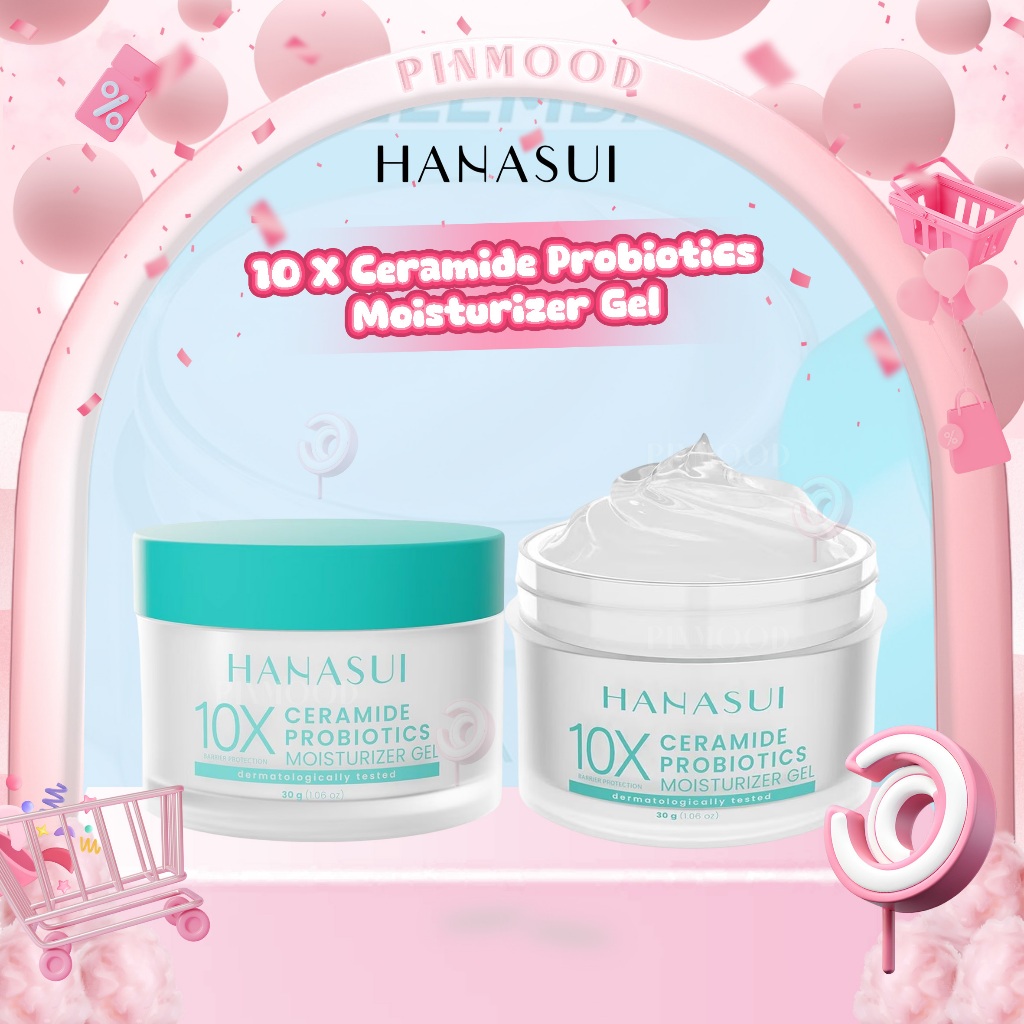 Jual HANASUI - CERAMIDE PROBIOTICS MOISTURIZER GEL ( 30 g ) - Pelembab ...