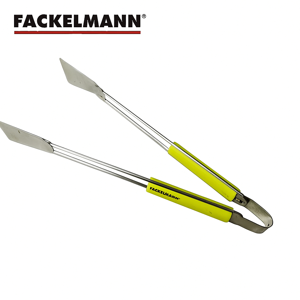 Jual Fackelmann BBQ Stainless Steel Tongs - Penjepit Daging Anti Selip ...
