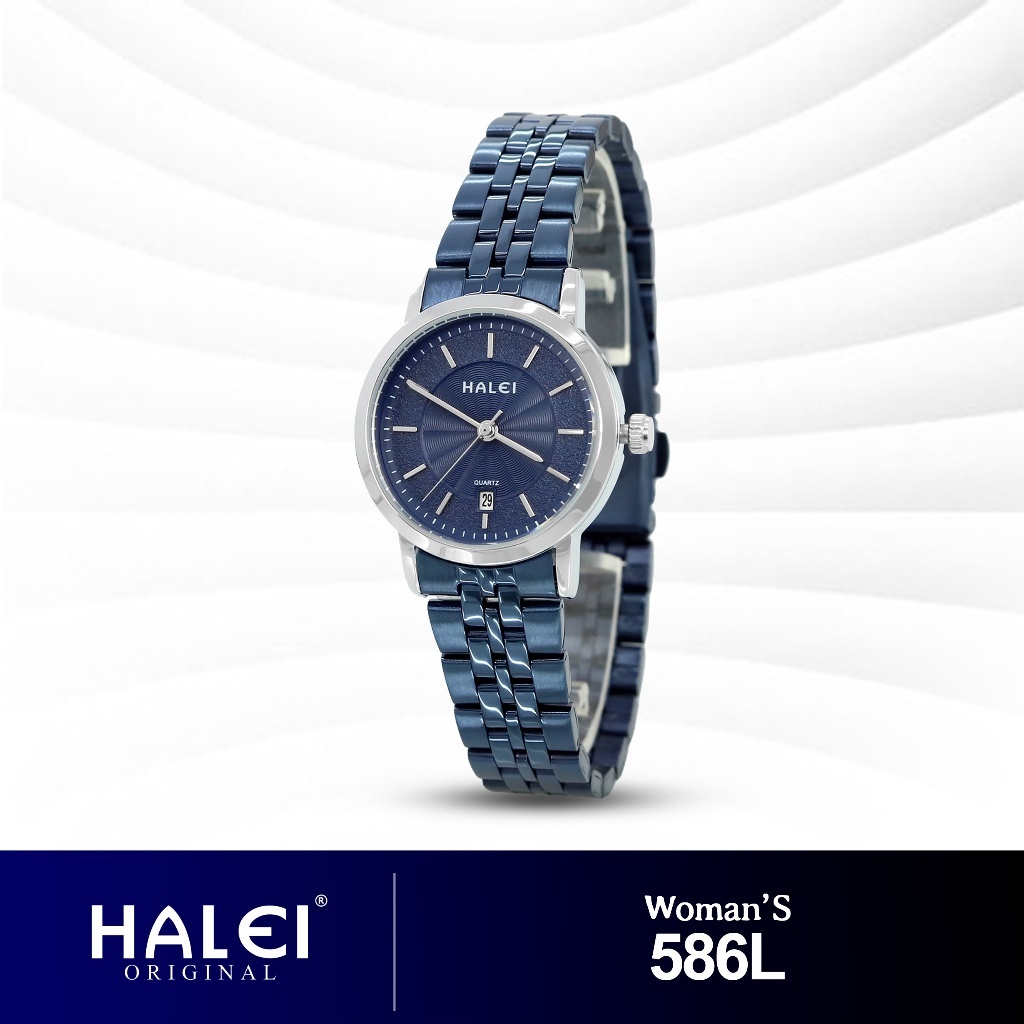 Jual HALEI IND 586 L - Bergaransi Jam Tangan Wanita Original Rantai ...
