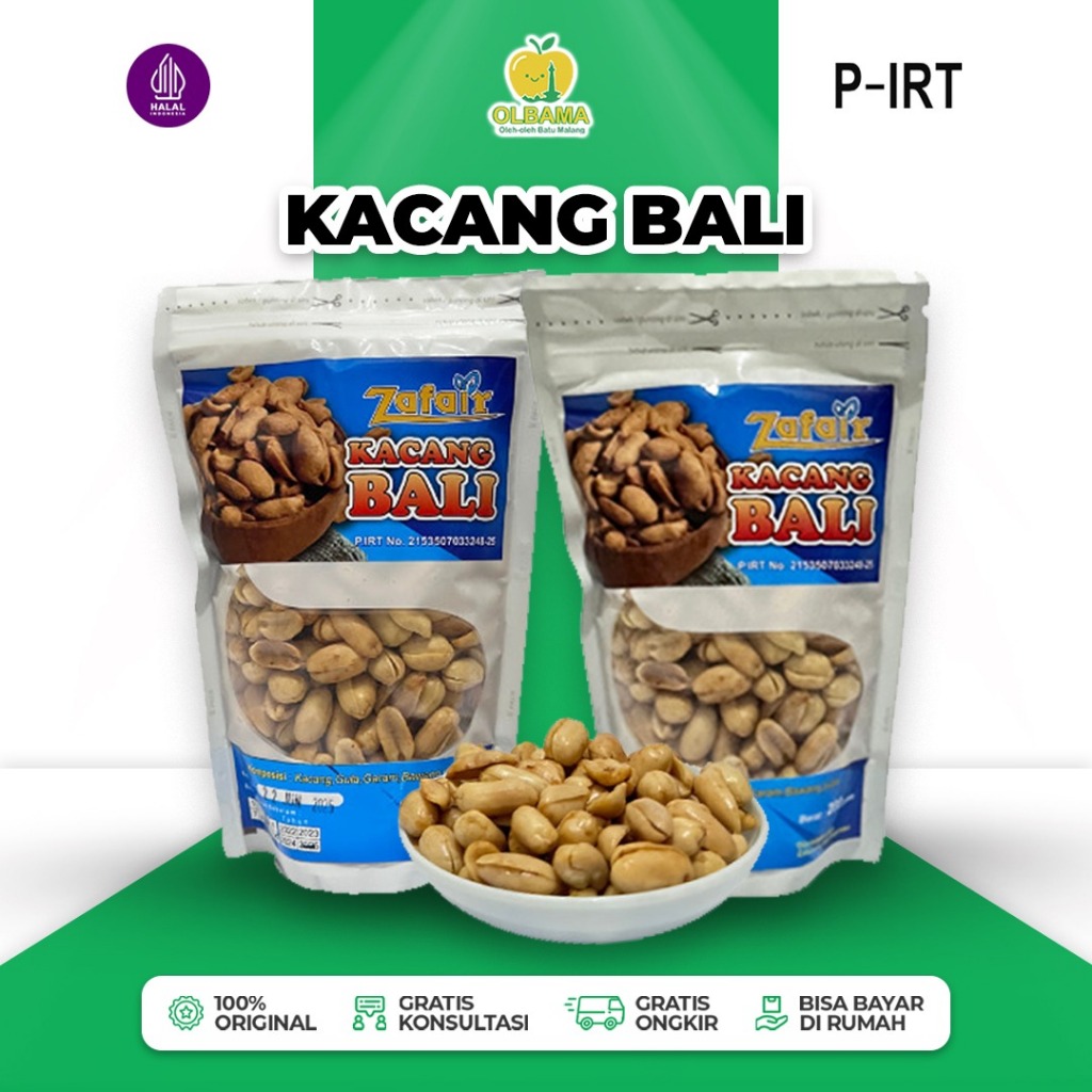 Jual Zafair Kacang Bali Bawang 200gr Oleh Oleh Khas Batu Malang ...
