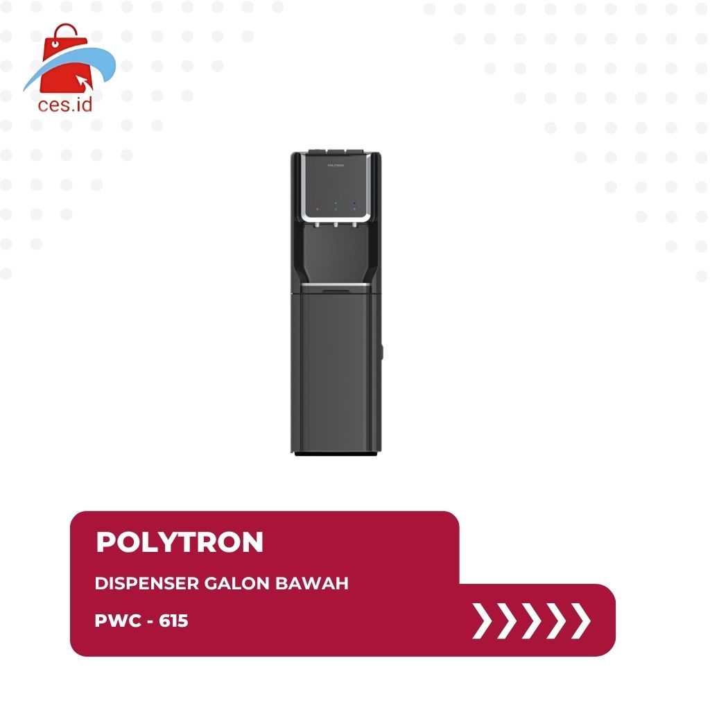 Jual Dispenser Galon Bawah Polytron PWC 615 PENGIRIMAN KARGO SUDAH ...