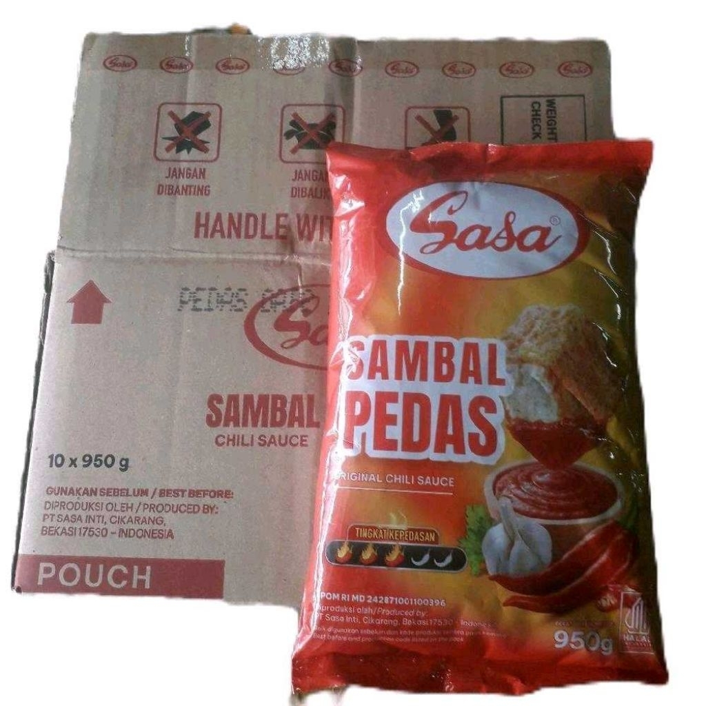 Jual Saos Sambal Sasa Per Dus Isi 10Pcs x 950Gr | Shopee Indonesia
