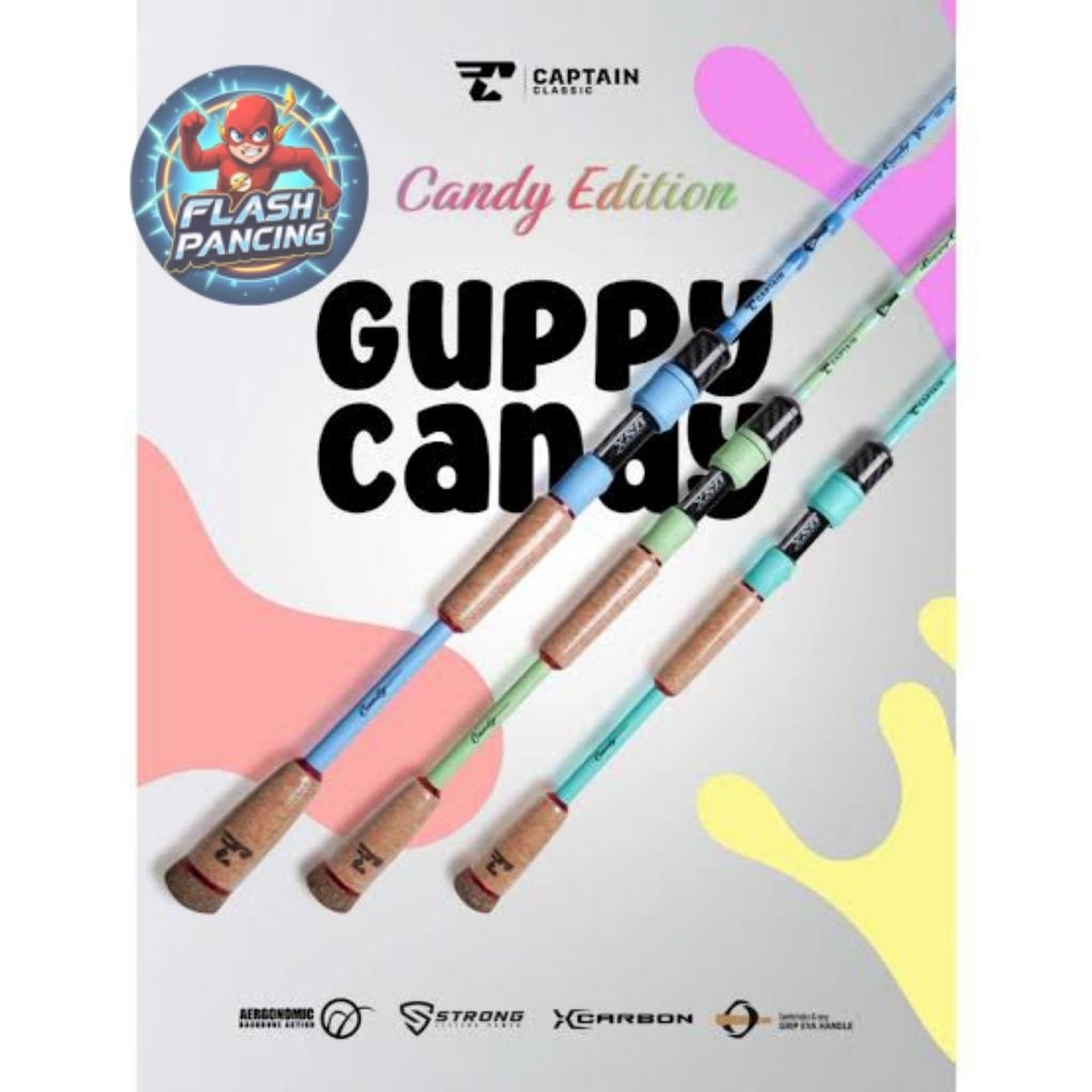 Jual JORAN CAPTAIN GUPPY CANDY 662/702 (2-6lb) - LIMITED EDITION ...