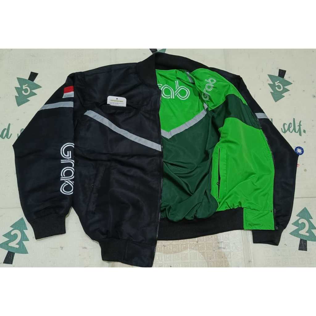 Jual JAKET GRAB BOLAK BALIK GRAB LAGI WARNA HITAM ANTI KOTOR | Shopee ...