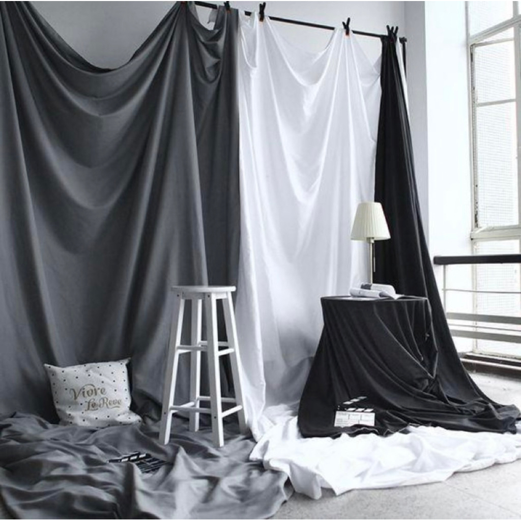 Jual Kain background backdrop polos foto studio aesthetic | Shopee ...