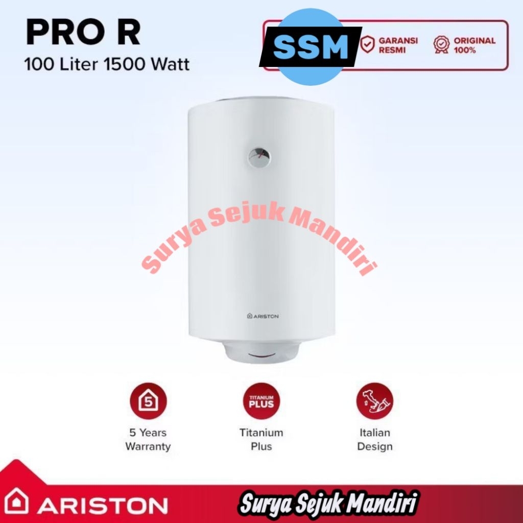 Jual ARISTON WATER HEATER ELECTRIC 100 LITER PRO R100 | Shopee Indonesia