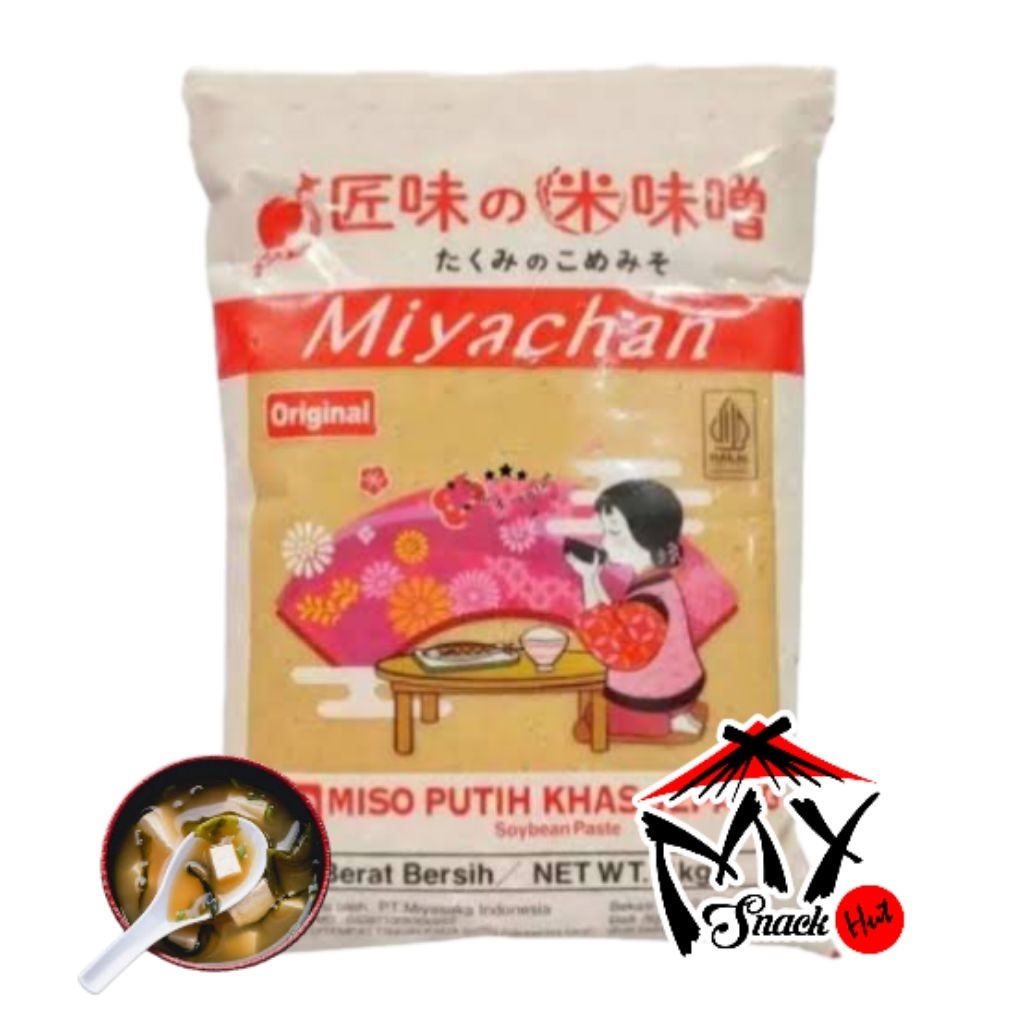Jual MIYACHAN 1KG MISO PUTIH KHAS JEPANG ORIGINAL PASTA KACANG KEDELAI ...