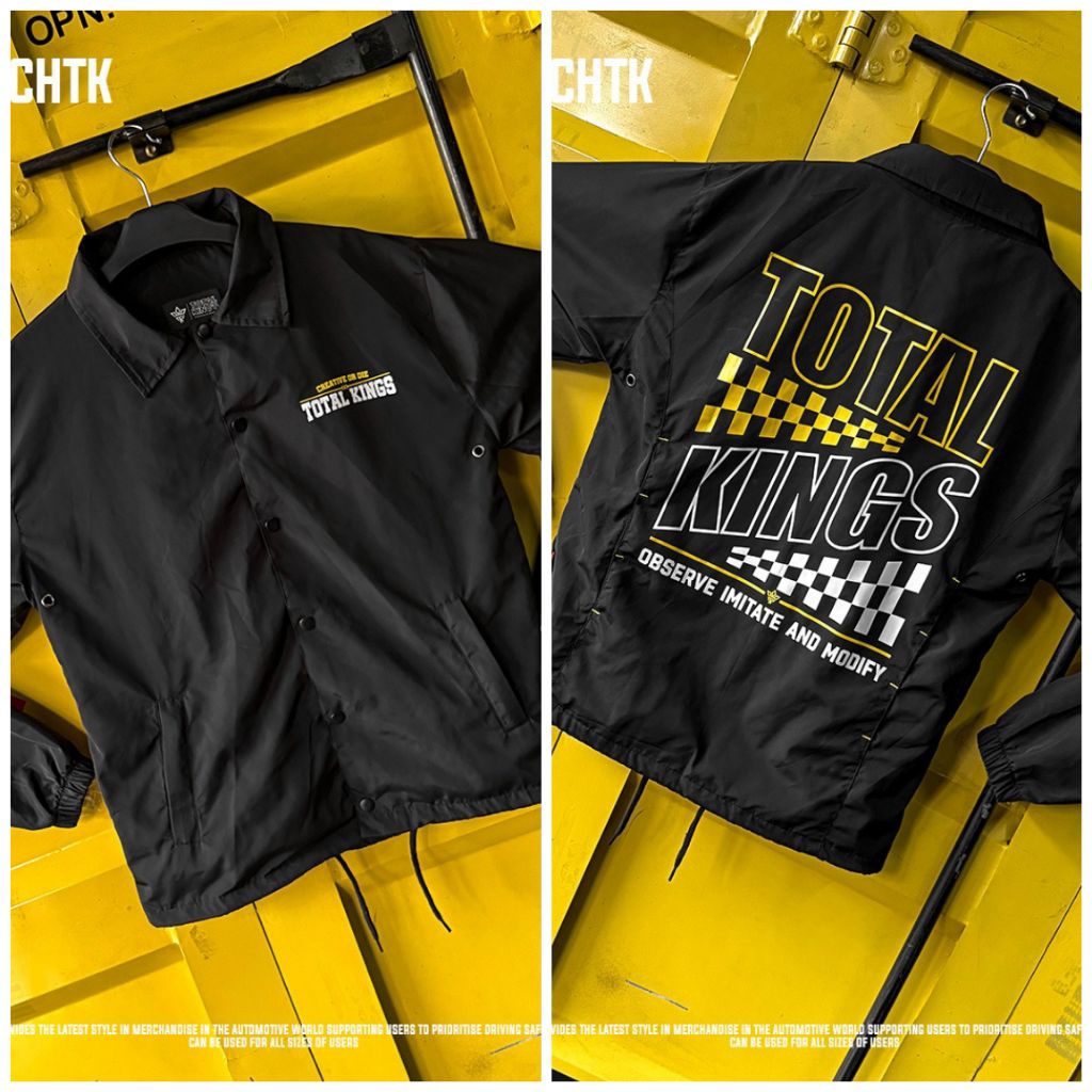 Jual Totalkings Jaket Hitam Motor Rx Series Harian dan Touring | Shopee ...