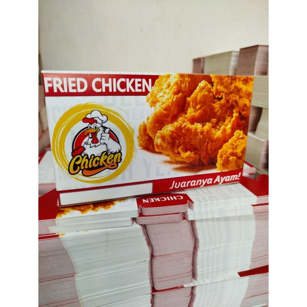 Jual DUS BOX KFC FRIED CHICKEN (25PCS)IVORY LAMINASI BOX FRIED CHICKEN ...