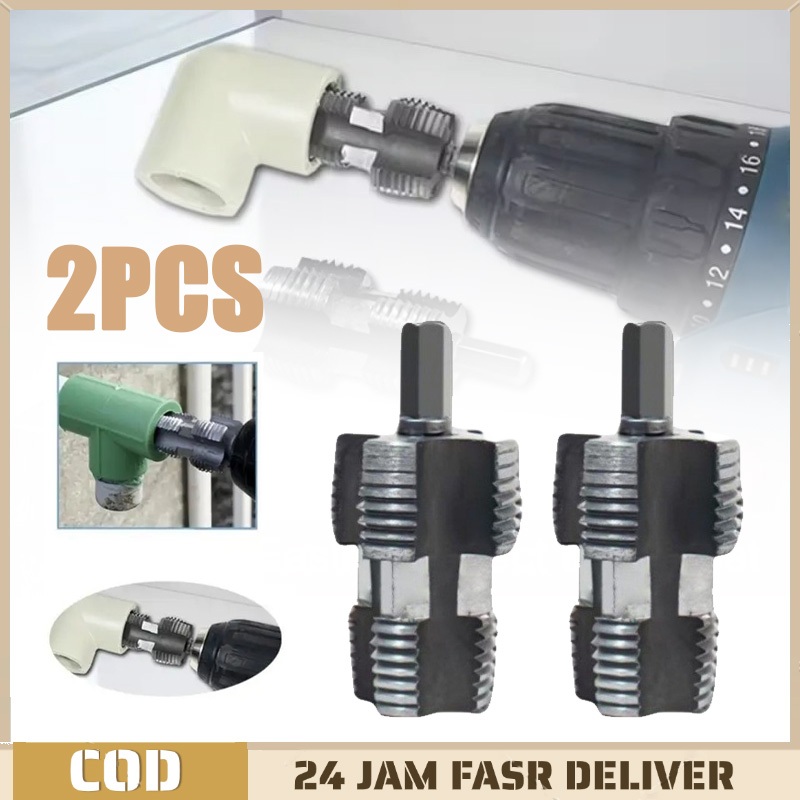 Jual 2 pcs Alat Pembuka Drat Pipa Pvc Alat Pemotong Ulir Pipa Threader ...