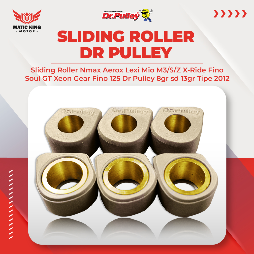 Jual Dr Pulley Sliding Roller Nmax Aerox Lexi Xeon 125 150 155 2012 ...