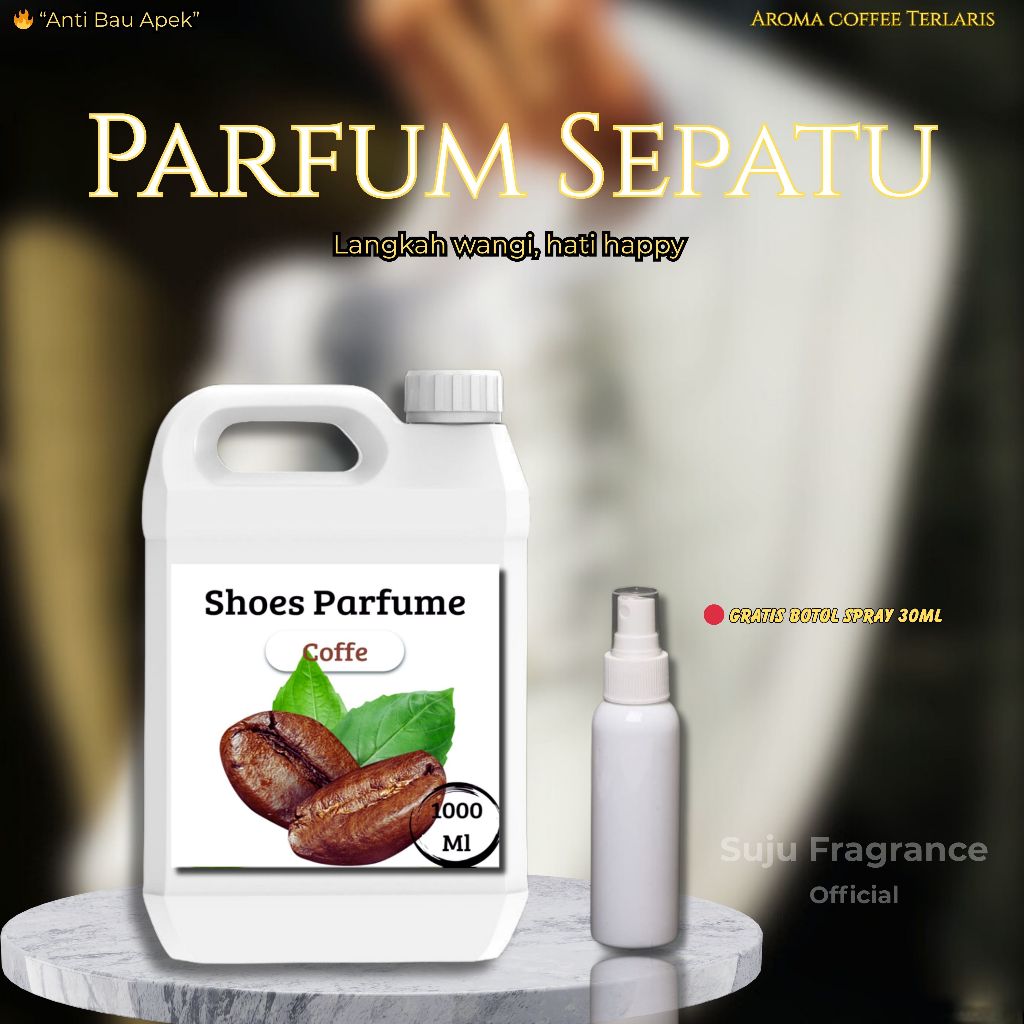 Jual PARFUM PENGHILANG BAU SEPATU COFFEE 1 LITER | PARFUM HELM TOPI ...