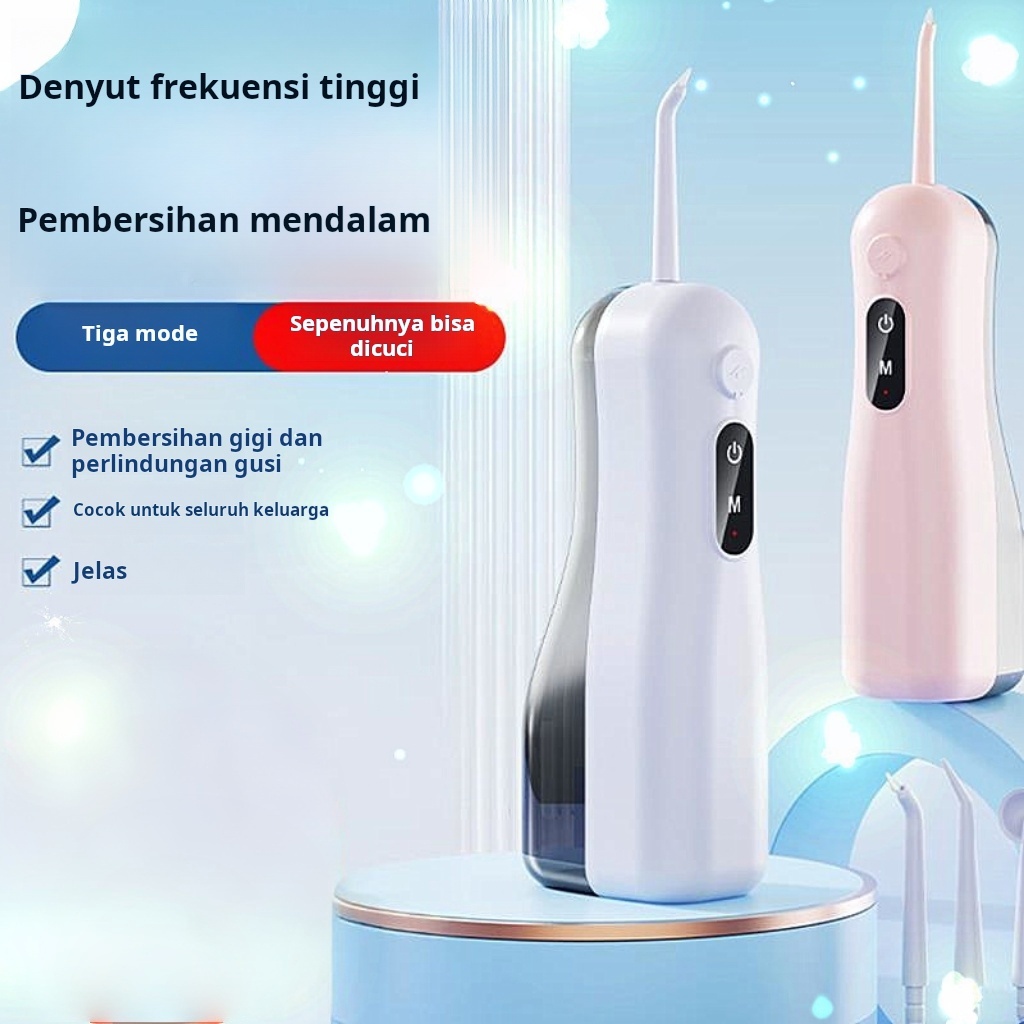 Jual Water Flosser Portable - Pembersih Karang Gigi USB, Dental Scaling ...