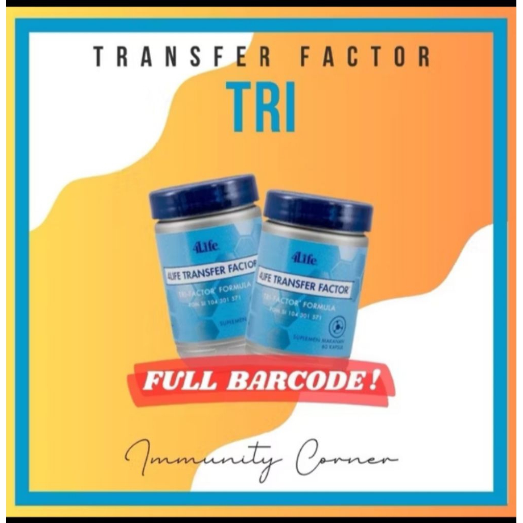 Jual 4Life 100%Asli Transfer Factor Formula - Tri Factor Formula Asli ...