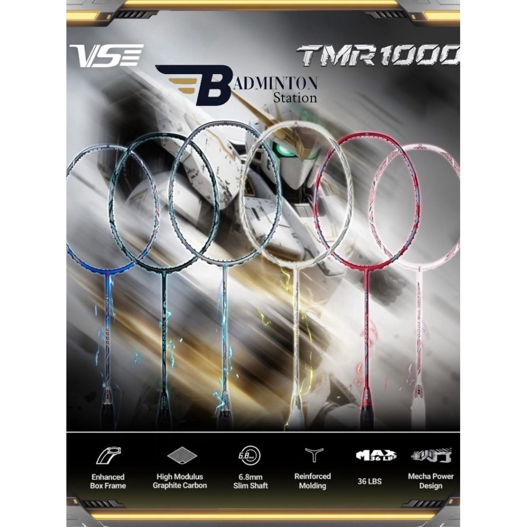 Jual RAKET BADMINTON VS VENSON TMR 1000 / ORIGINAL VSE TMR 1000 ...